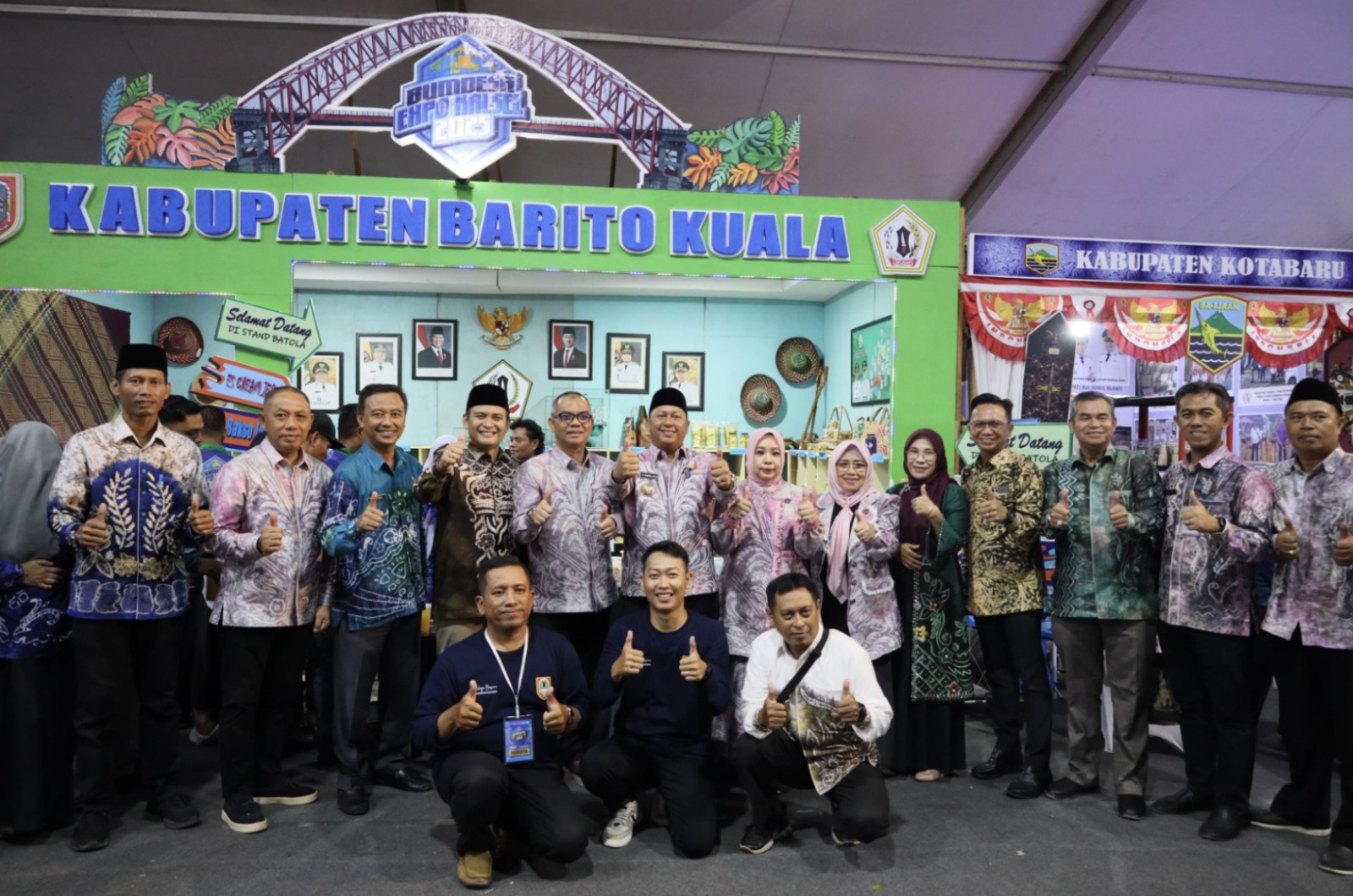Bupati Barito Kuala Hadiri Pembukaan Kalsel Expo 2025